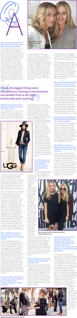 THE PR STAR: ALICE HAMPTON - Divine Living Magazine