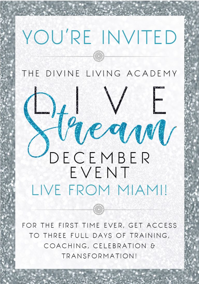 You’re Invited! - Divine Living Magazine