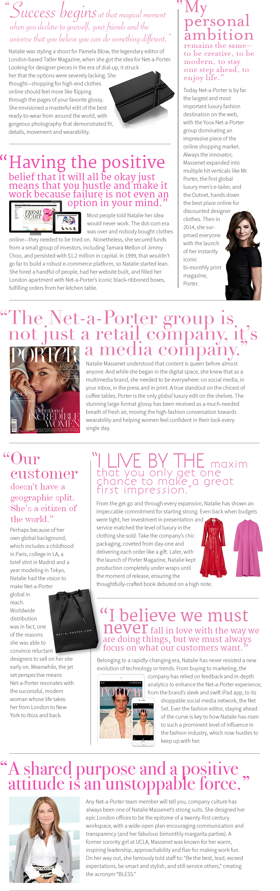 How She Did It: Net-a-Porter - Divine Living Magazine